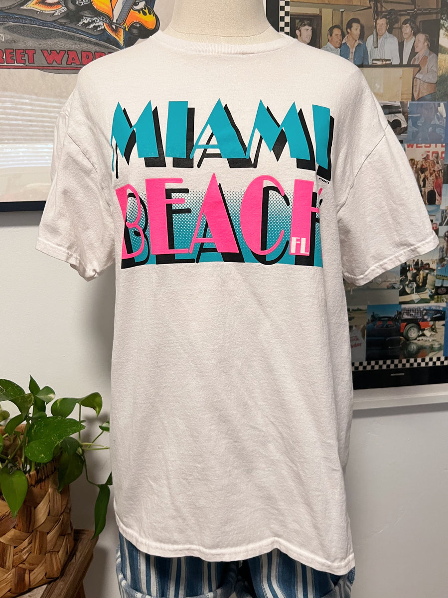 Y2K Miami Beach Novelty Tee – Electric West