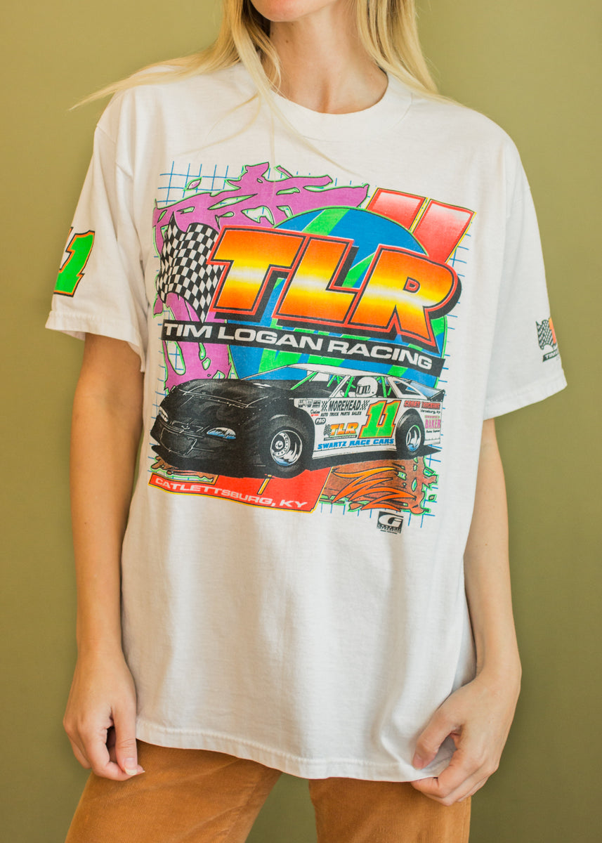 Vintage Tim Logan Racing Tee – Electric West