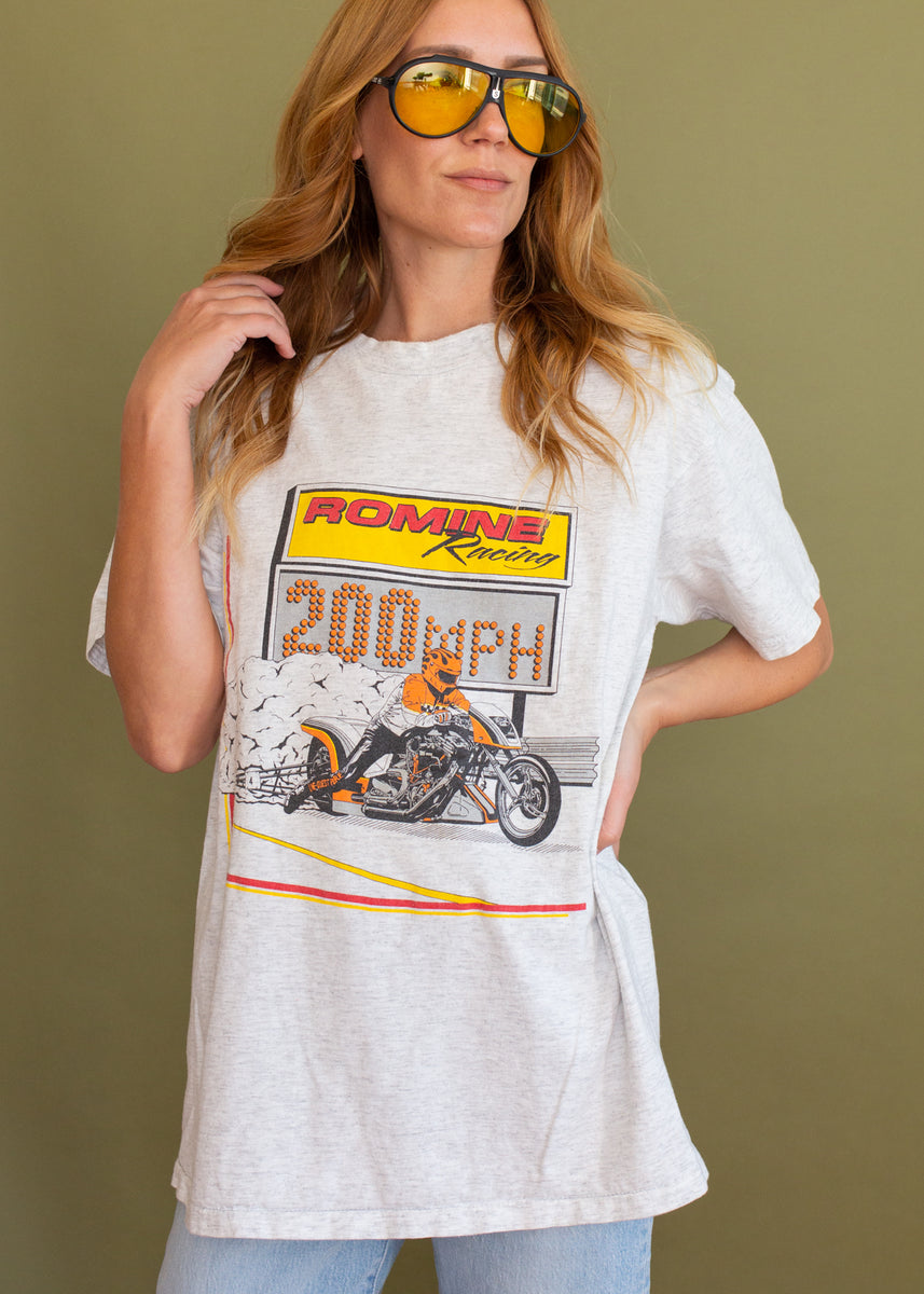 Vintage 90s Romine Racing Harley Tee – Electric West