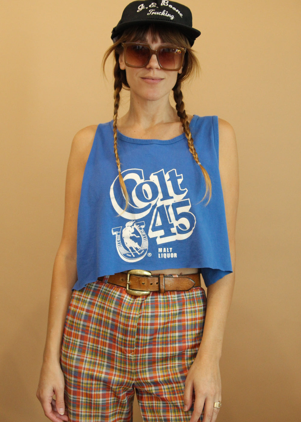 Vintage 90's Colt 45 Malt Liquor Cropped Tank – Electric West
