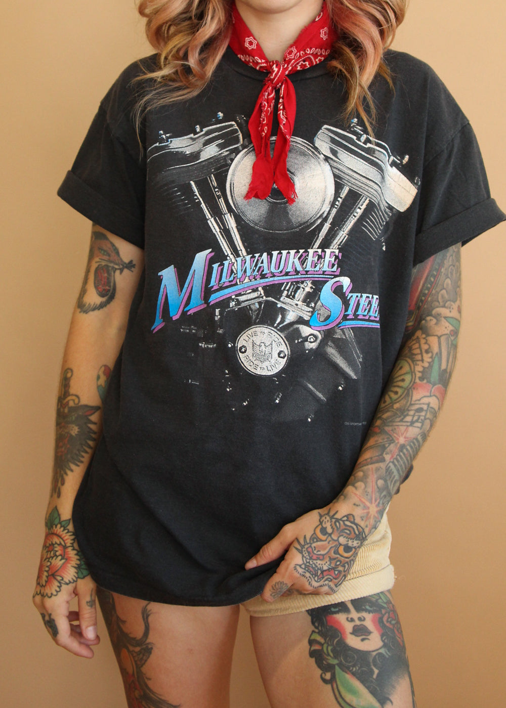 Vintage Milwaukee Steel CMJ Biker Tee – Electric West